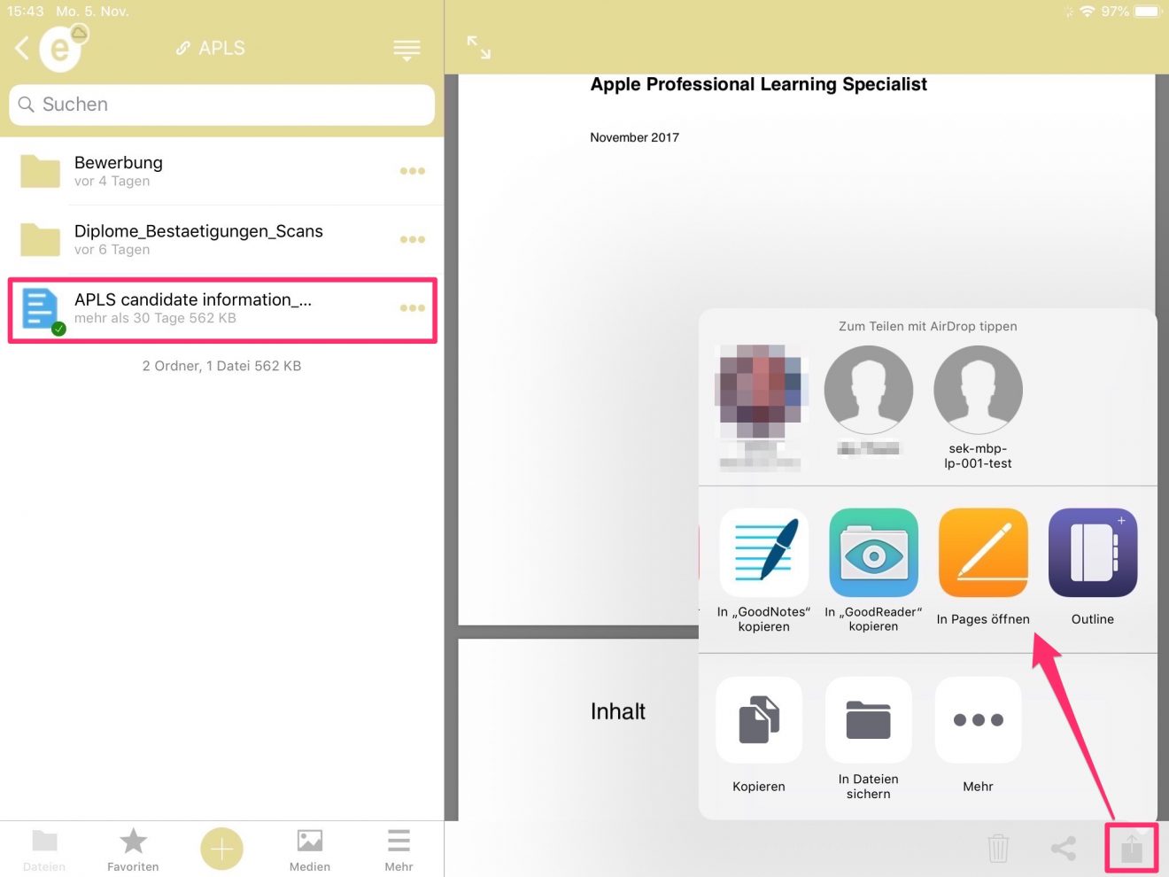 Neuerungen in der App «eWolke» – anykey