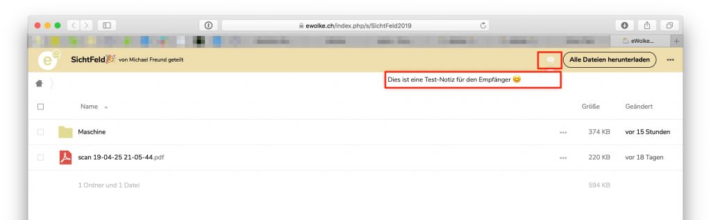 Neue Features für die eWolke – anykey