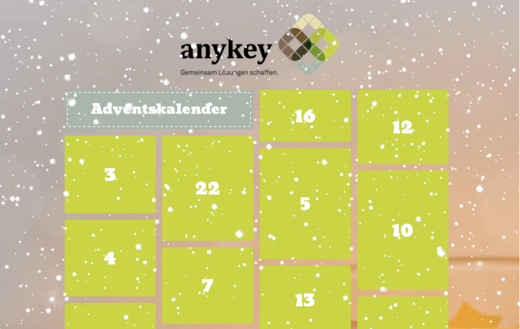 Willkommen Testing – anykey